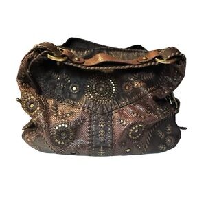 Isabella Fiore | Bags | Isabella Fiore Yvonne Python Embossed Studded ...